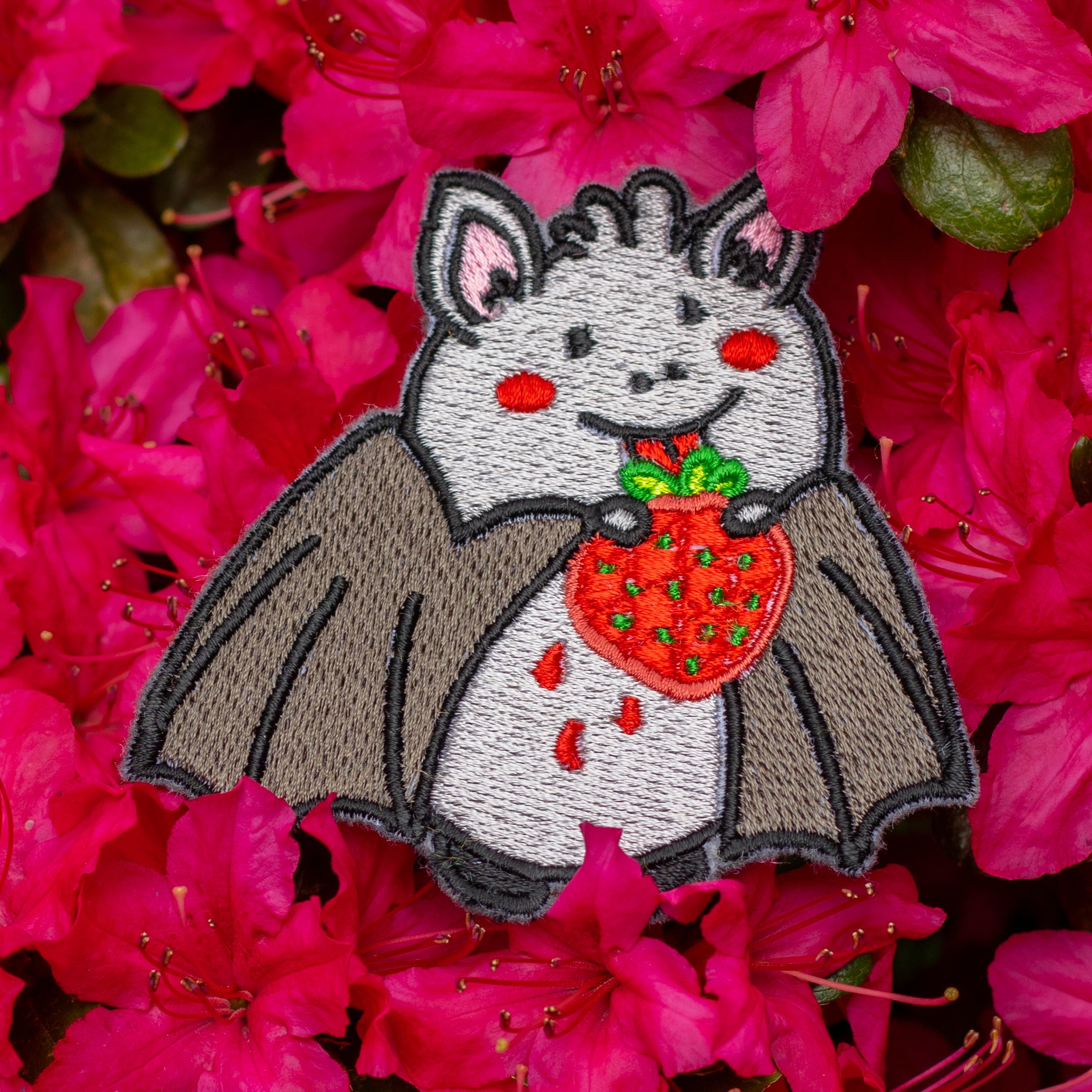 Fruit Bat Embroidered Patch! – clammy heart