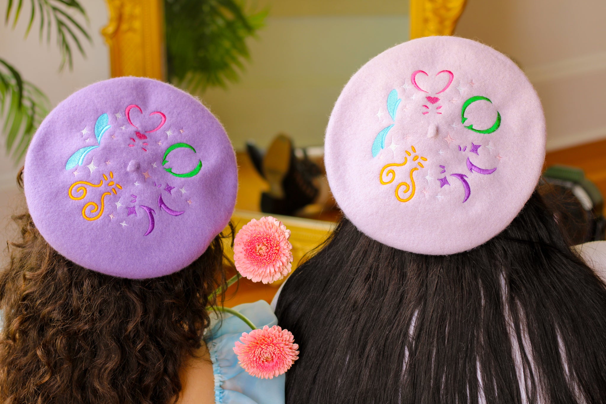 Mew Marks Embroidered Beret! – clammy heart