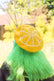 Citrus Slice Embroidered Beret! – clammy heart